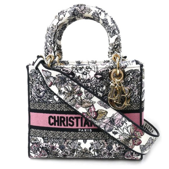 Dior | Bags | Christian Dior Butterfly Around The World Lady Dlite ...